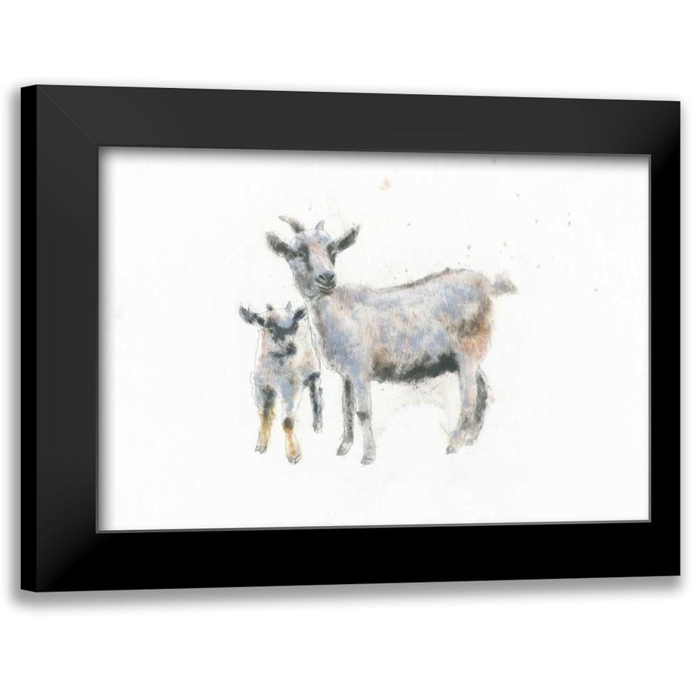 Adams, Emily 14x11 Black Modern Framed Museum Art Print Titled - Goat ...