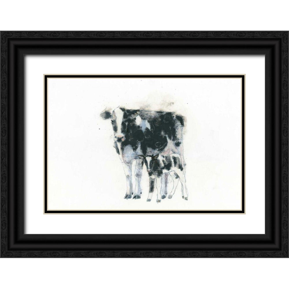 Adams, Emily 14x11 Black Ornate Wood Framed with Double Matting Museum ...