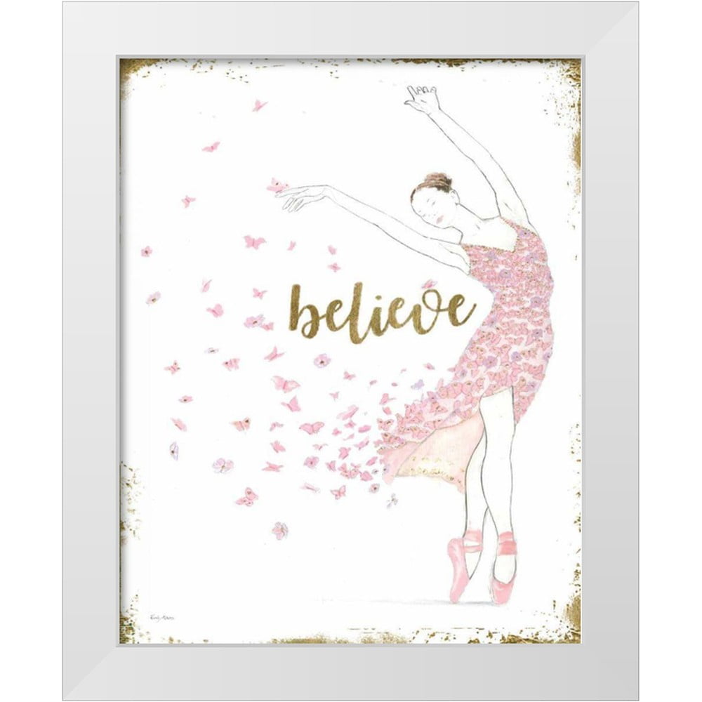 Adams, Emily 15x18 White Modern Wood Framed Museum Art Print Titled ...
