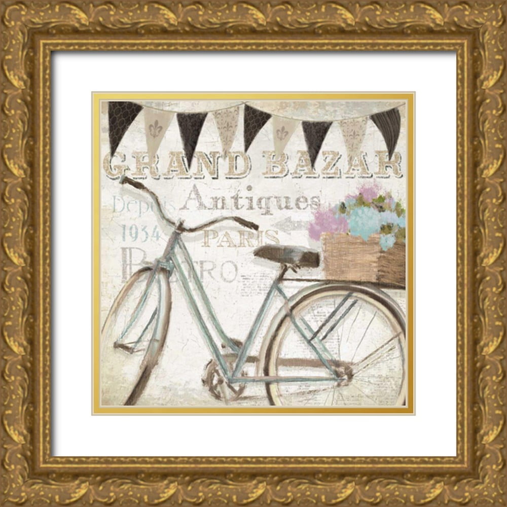 Adams, Emily 20x20 Gold Ornate Wood Framed with Double Matting Museum ...