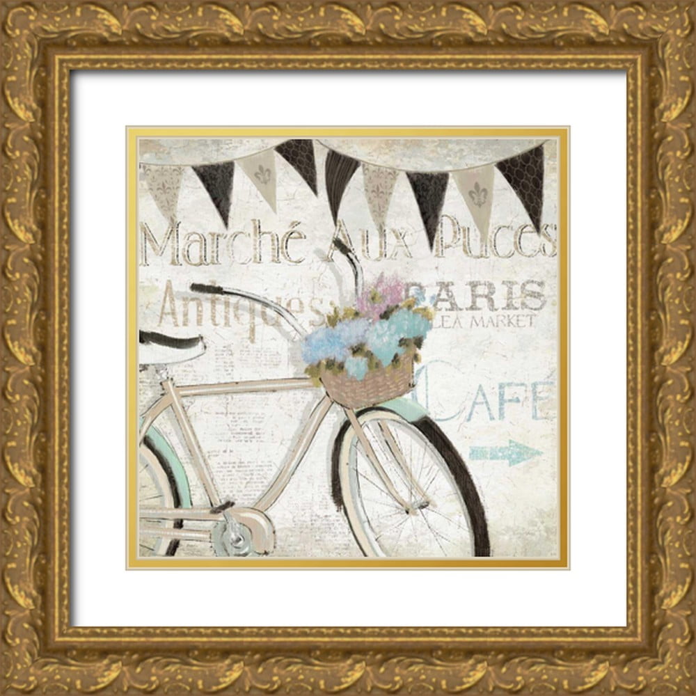 Adams, Emily 20x20 Gold Ornate Wood Framed with Double Matting Museum ...