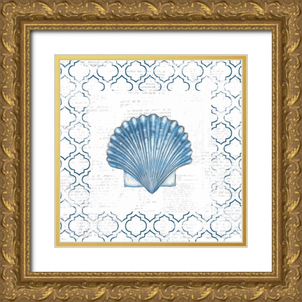 Adams, Emily 20x20 Gold Ornate Wood Framed with Double Matting Museum ...