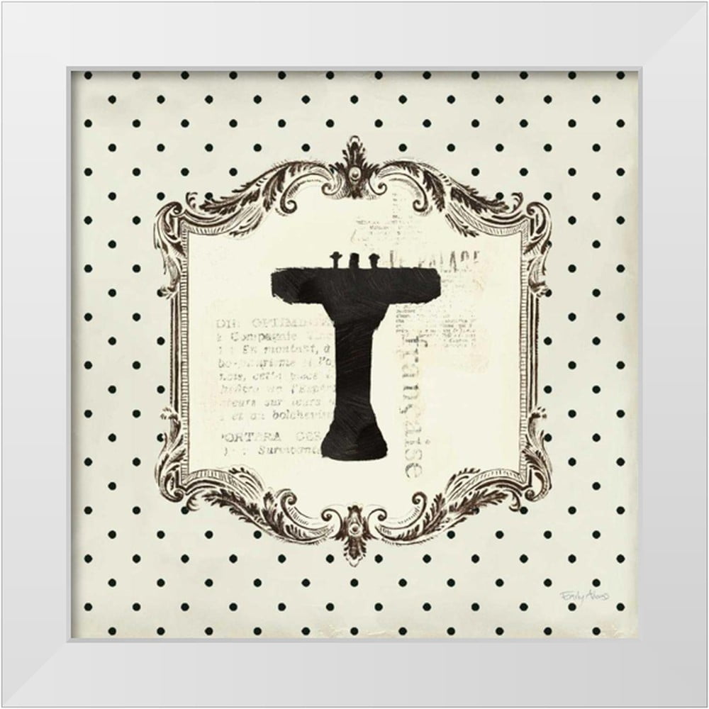 Adams, Emily 20x20 White Modern Wood Framed Museum Art Print Titled ...