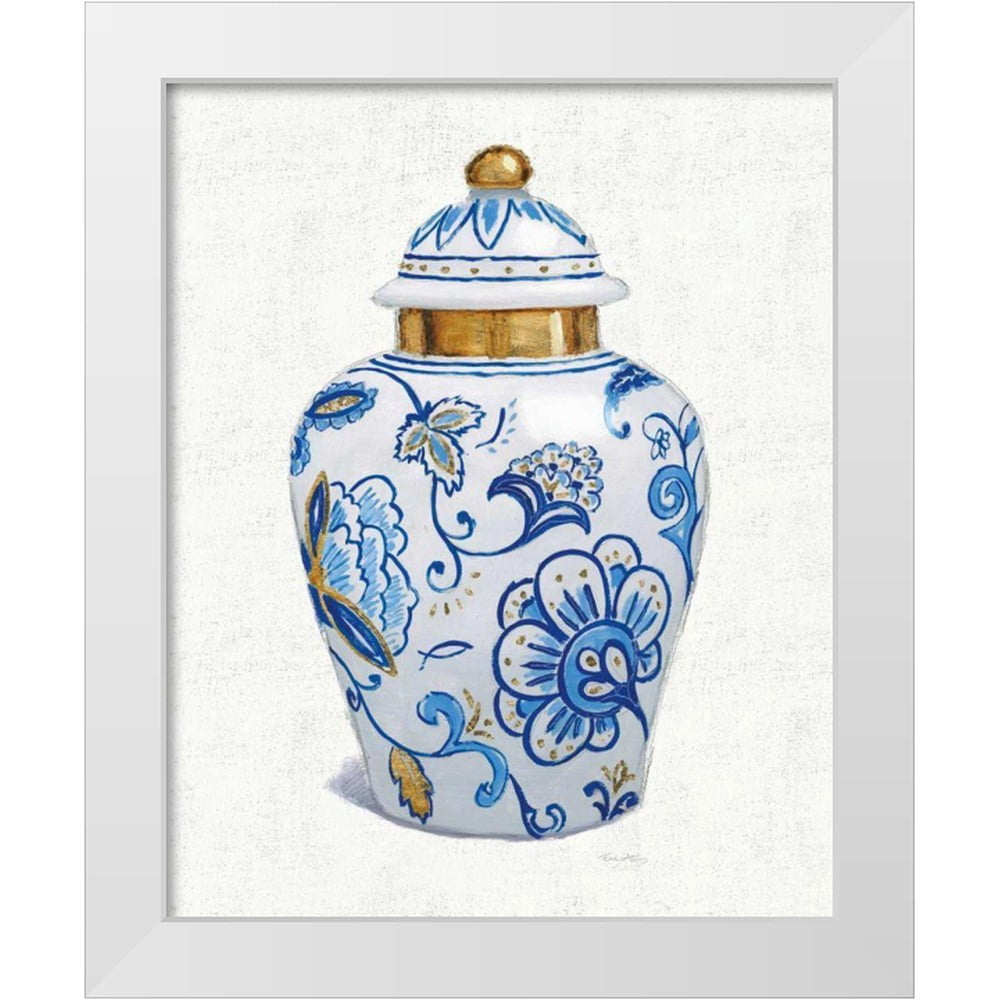 Adams, Emily 20x24 White Modern Wood Framed Museum Art Print Titled ...