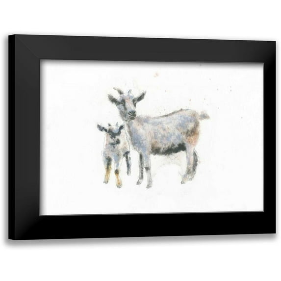 Adams, Emily 24x18 Black Modern Framed Museum Art Print Titled - Goat ...