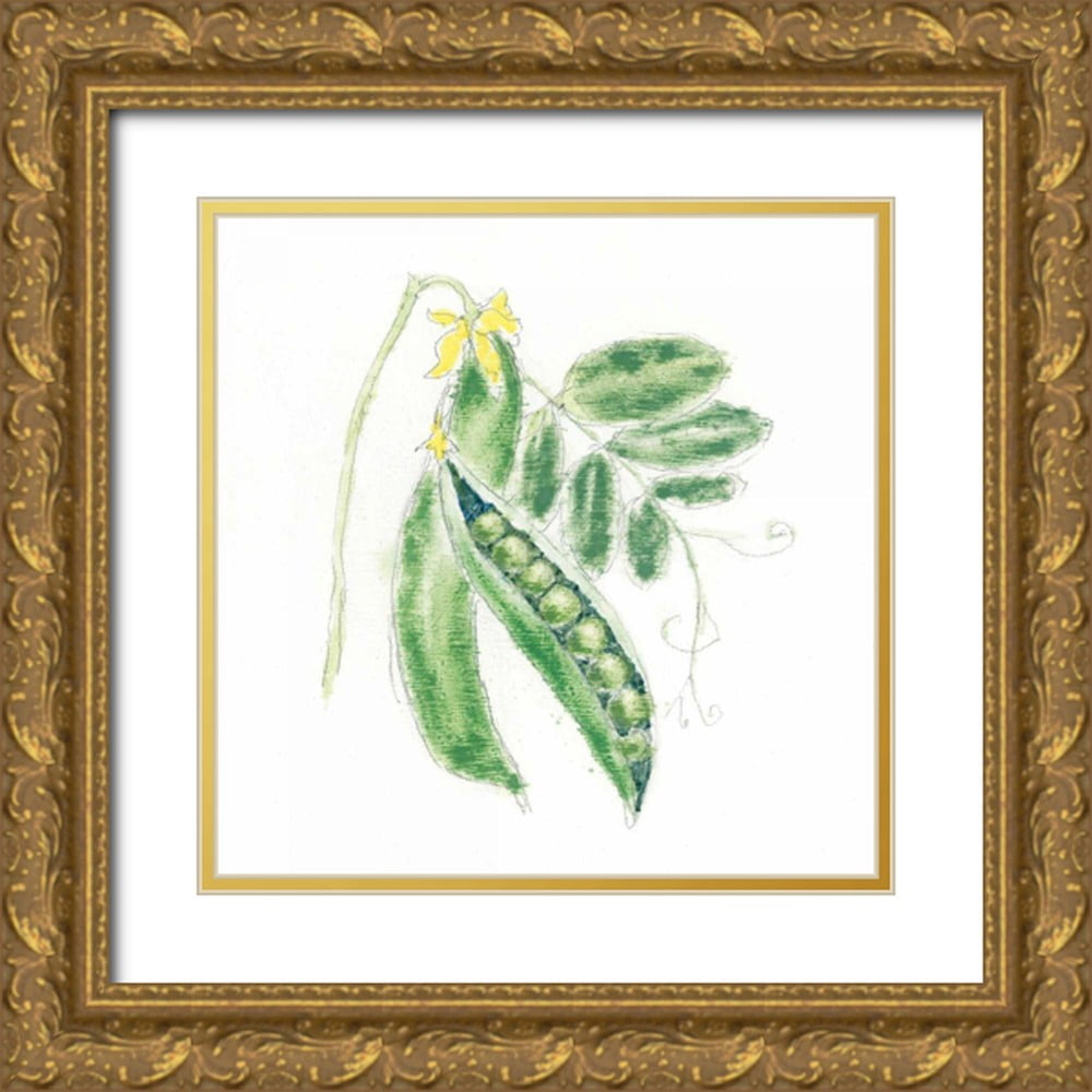 Adams, Emily 26x26 Gold Ornate Wood Framed with Double Matting Museum ...