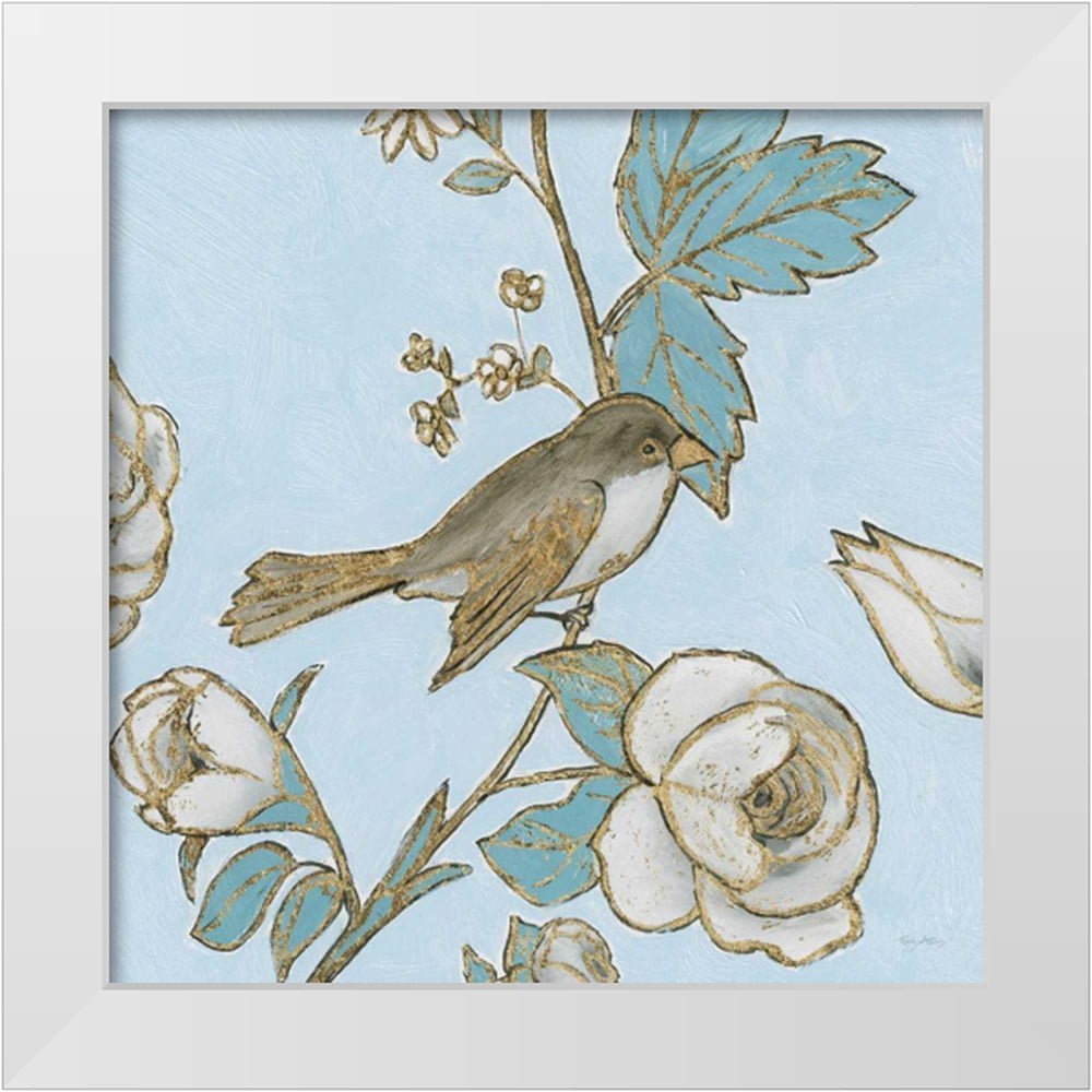 Adams, Emily 26x26 White Modern Wood Framed Museum Art Print Titled ...