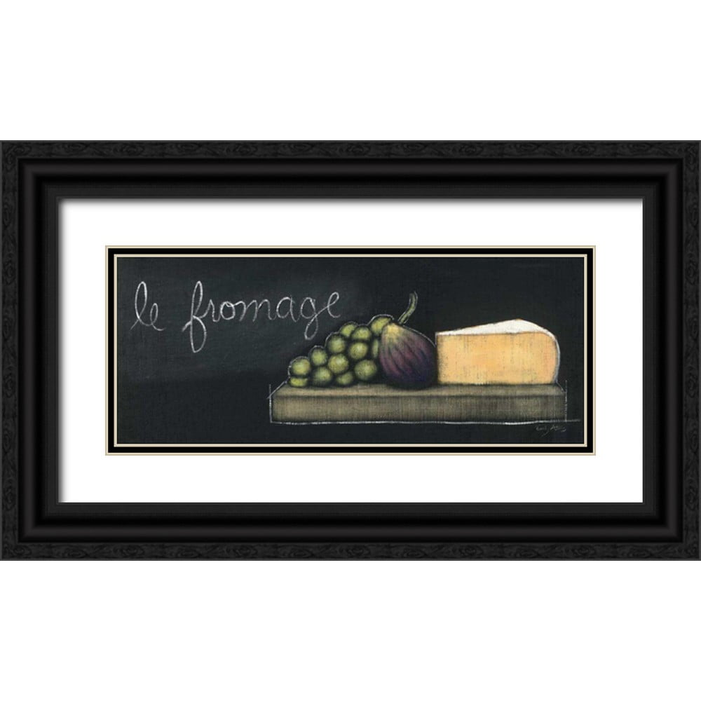 Adams, Emily 32x15 Black Ornate Wood Framed with Double Matting Museum ...