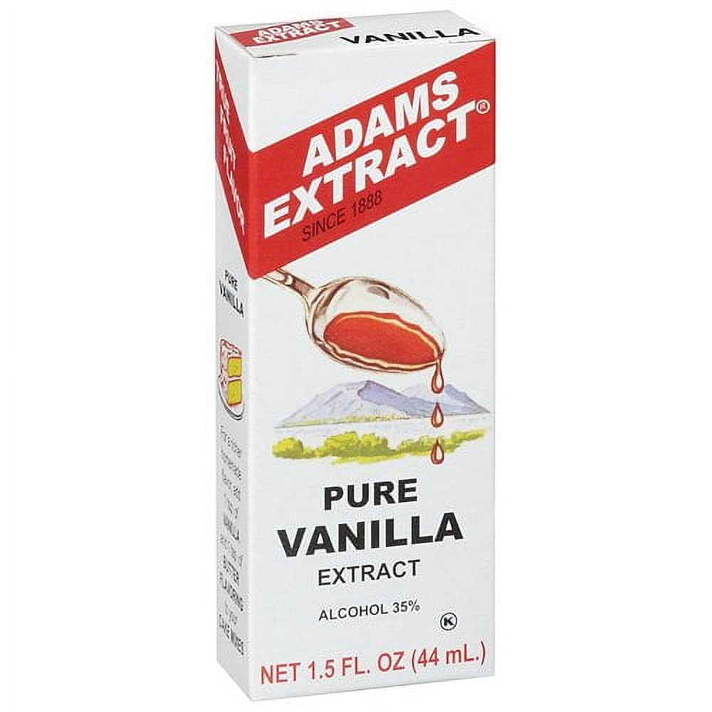 Adams Extract: Pure Vanilla Extract, 1.5 Oz - Walmart.com