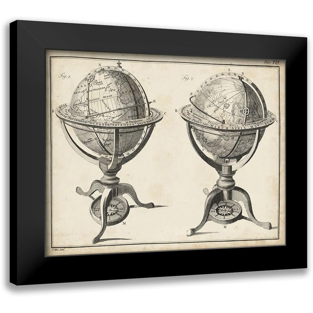 Adams, George 24x20 Black Modern Framed Museum Art Print Titled ...