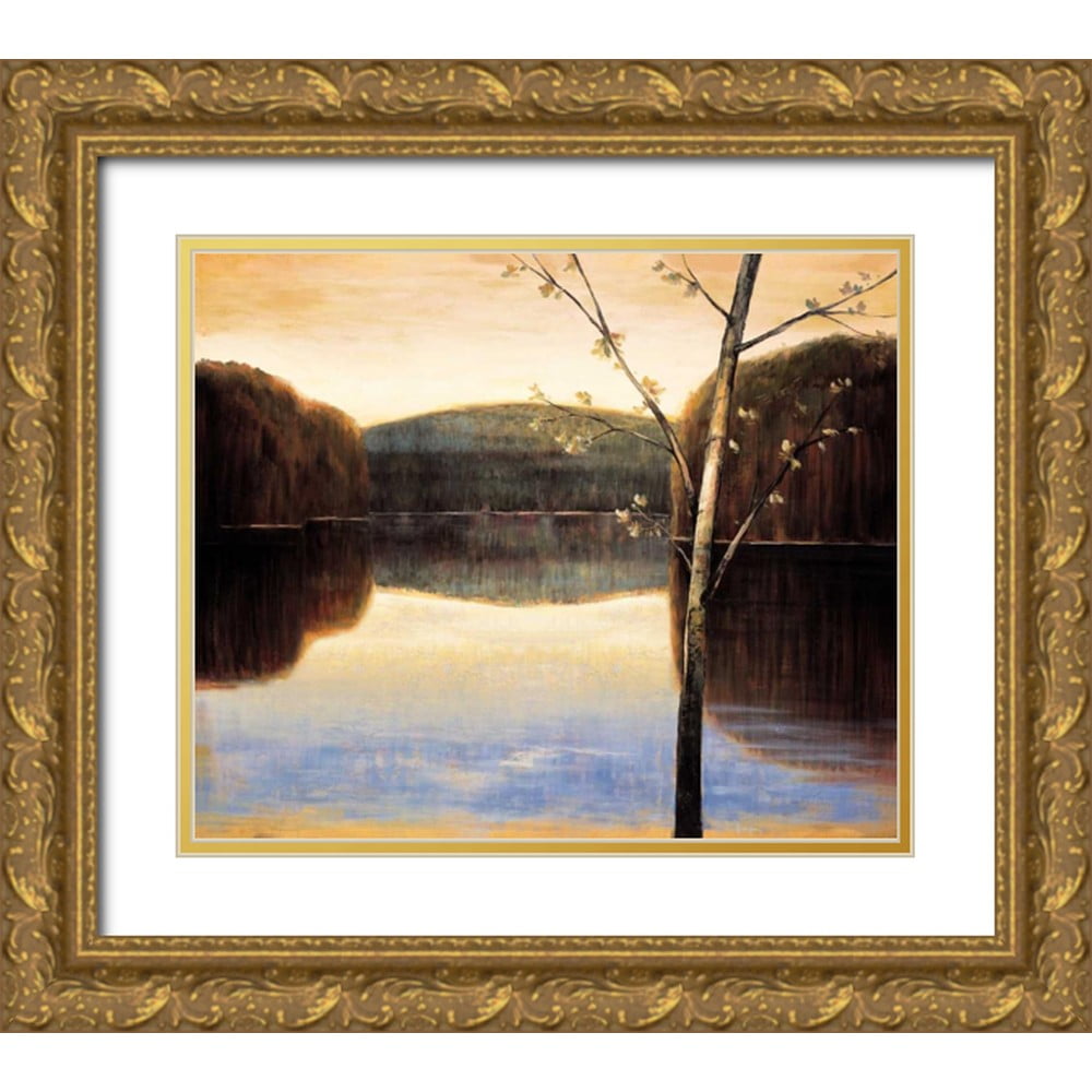 Adams, Justin 17x15 Gold Ornate Wood Framed with Double Matting Museum ...