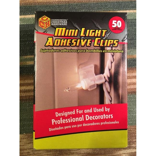 Adams Manufacturing 222446 Mini Light Adhesive Clips, 50 Count ...