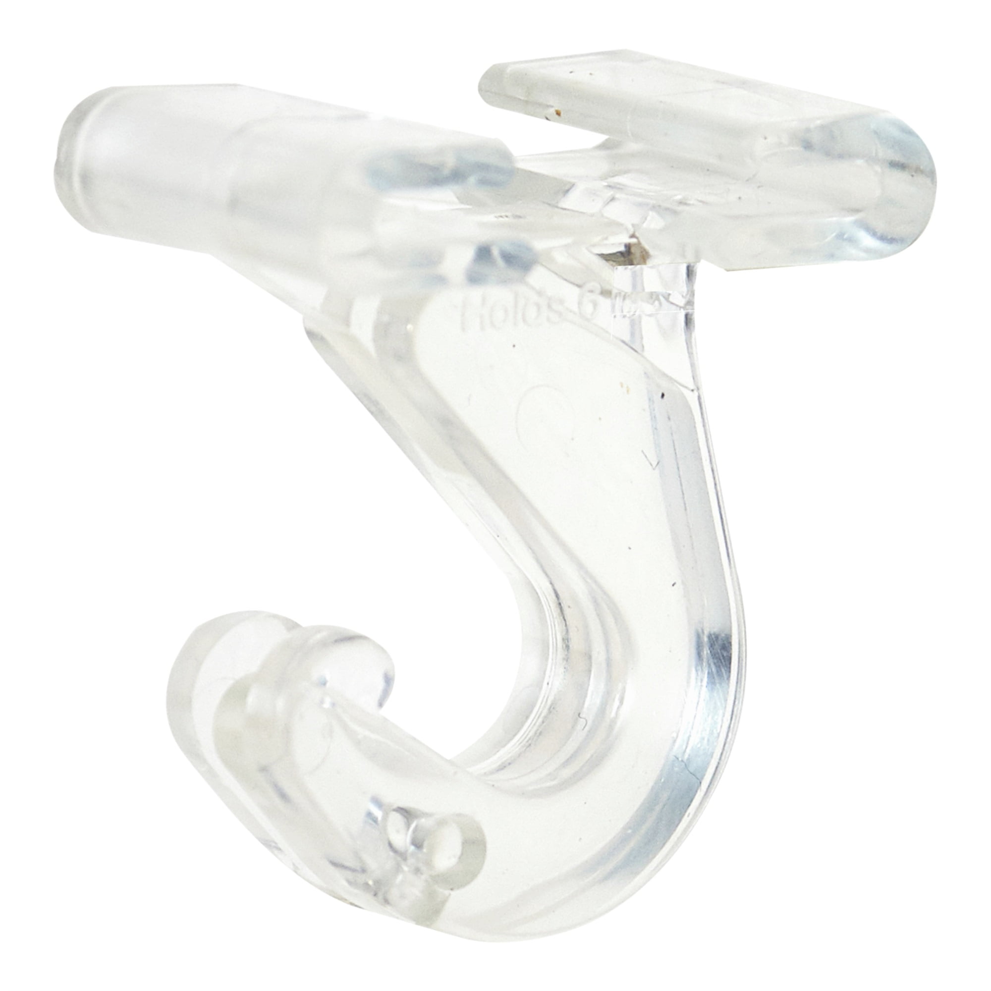 Adams Manufacturing ADM1900993848 Clear Plastic Ceiling Hook - Walmart.com