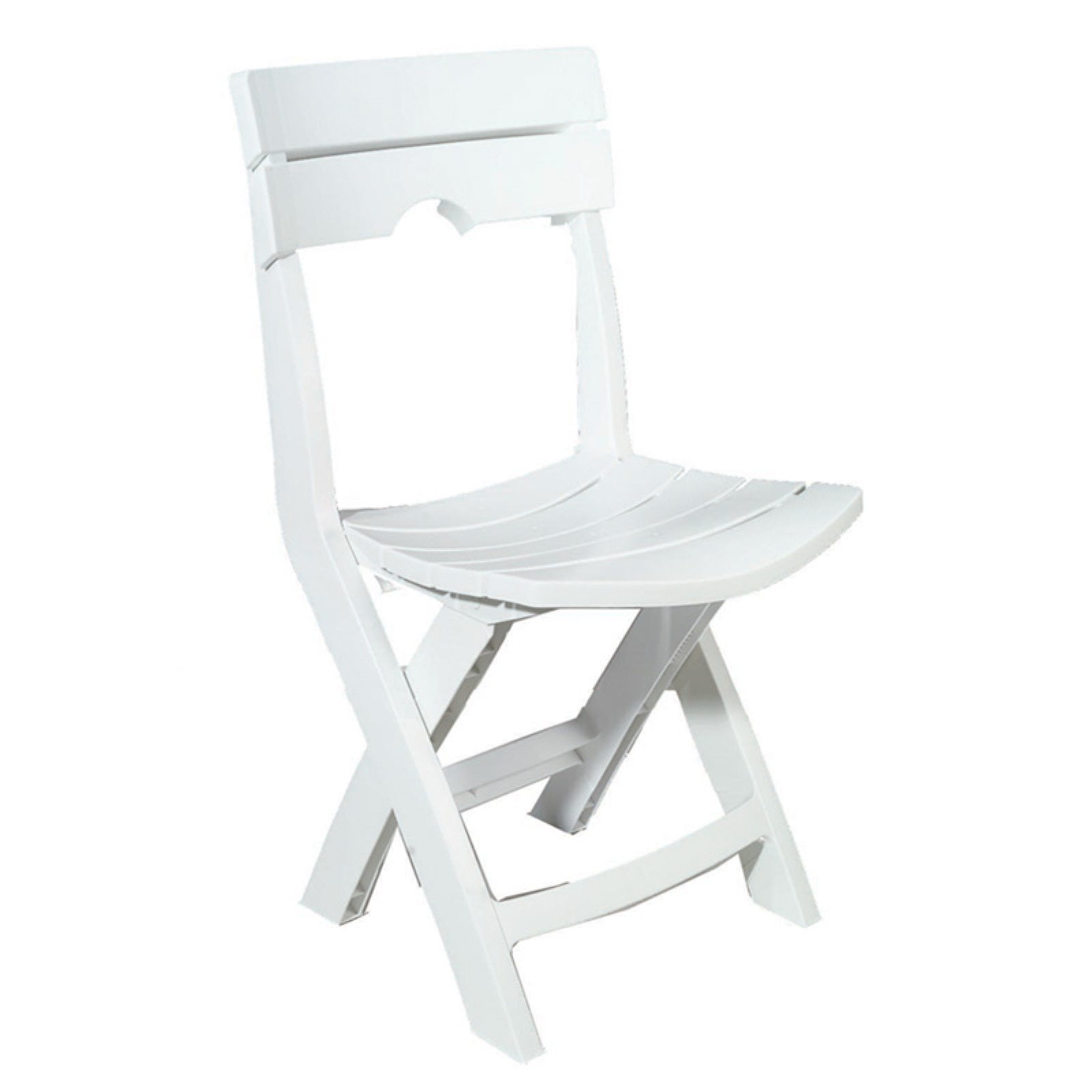 Adams Manufacturing Resin Quik-Fold Chair, White - Walmart.com