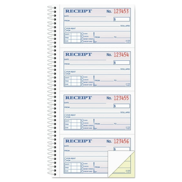 Receipt & Order Books in Forms & Recordkeeping - Walmart.com