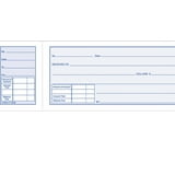 Adams 9641ABF Money Receipt Book- 1-part with tear-off stub-2.75x7.94 ...