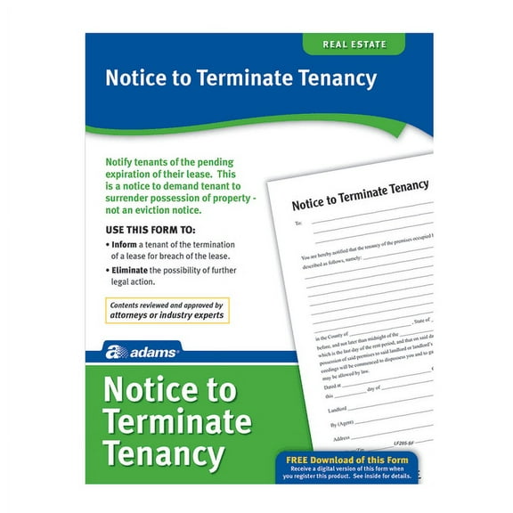 Adams 8.5 x 11 Inch Contract Form, White with Attorney-Approved Content ...