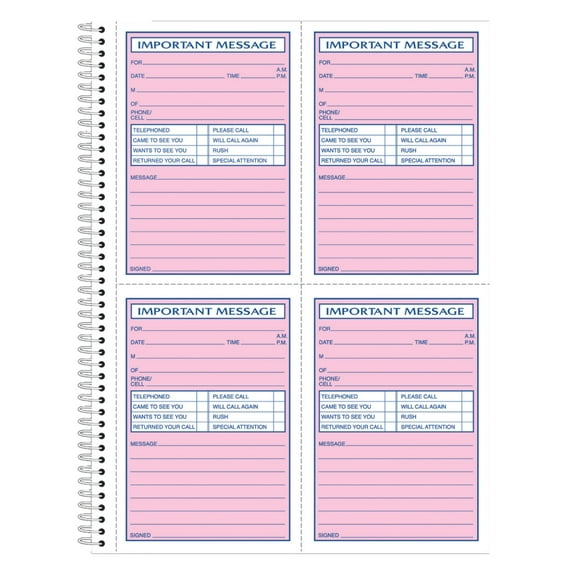 Phone Message Pads
