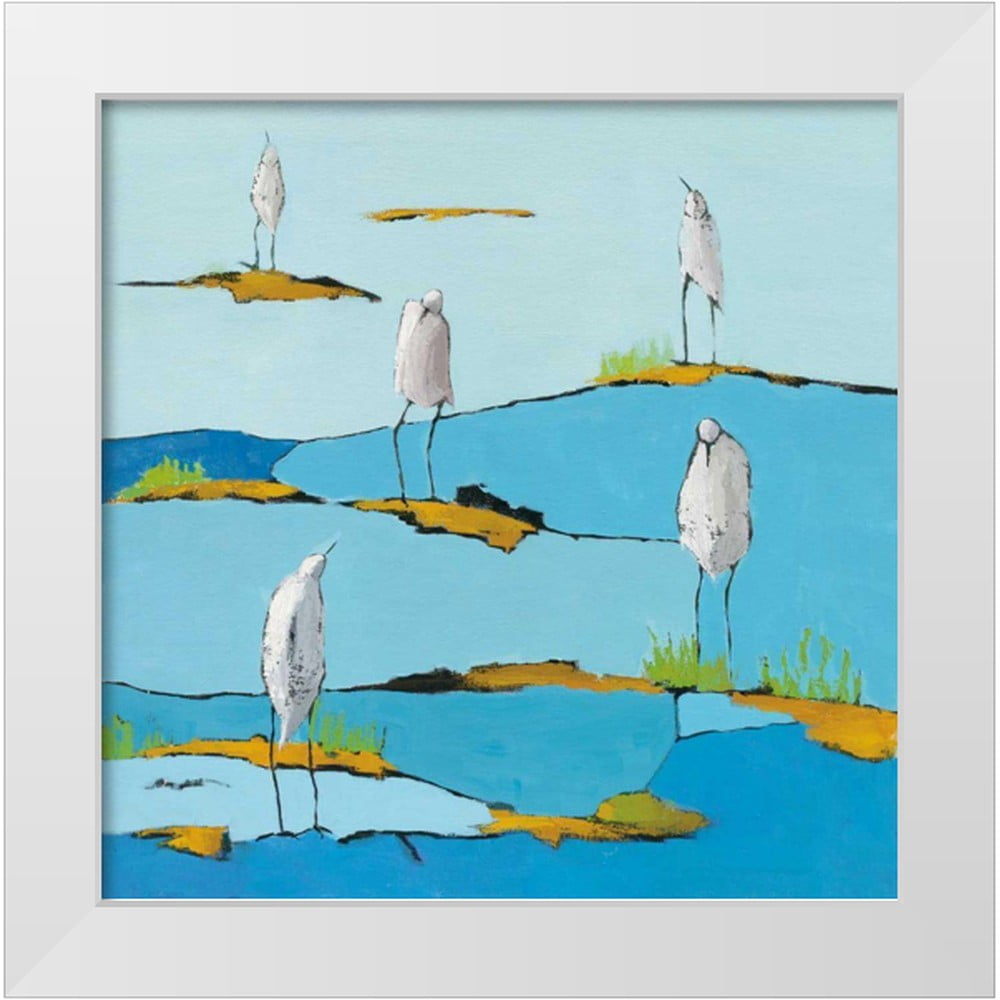Adams, Phyllis 20x20 White Modern Wood Framed Museum Art Print Titled ...