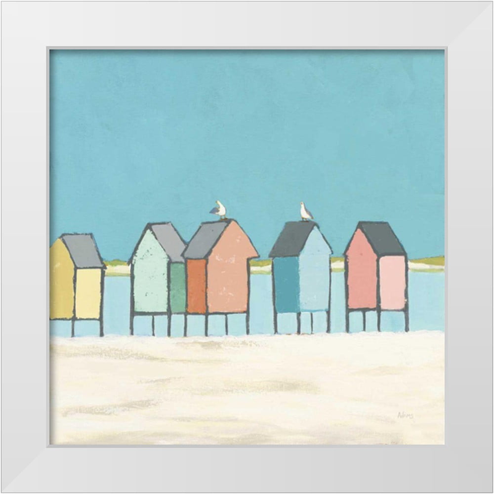 Adams, Phyllis 26x26 White Modern Wood Framed Museum Art Print Titled ...