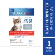 Catego Flea & Tick Control for Cats (3 Doses) - Walmart.com