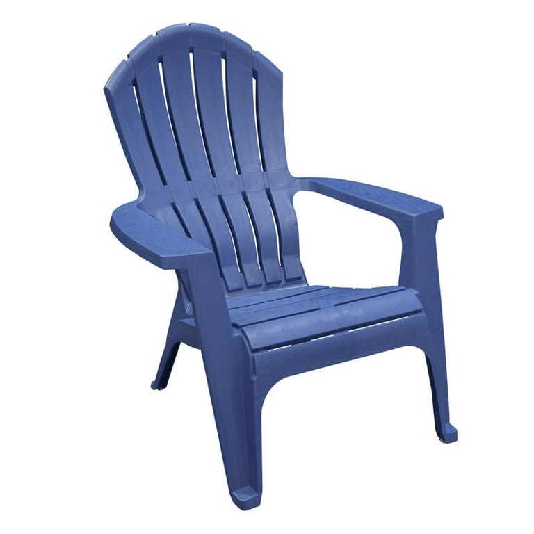 Adams RealComfort Blue Resin Frame Adirondack Chair Walmart