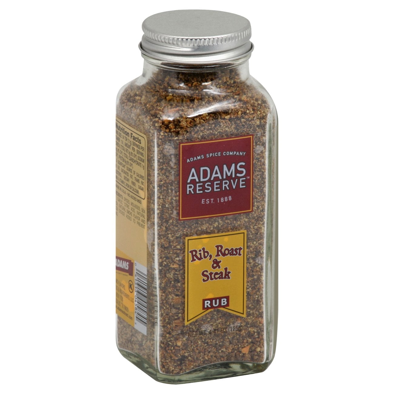 Adams Reserve Rib, Roast, and Steak Rub - 4.41 oz - Walmart.com