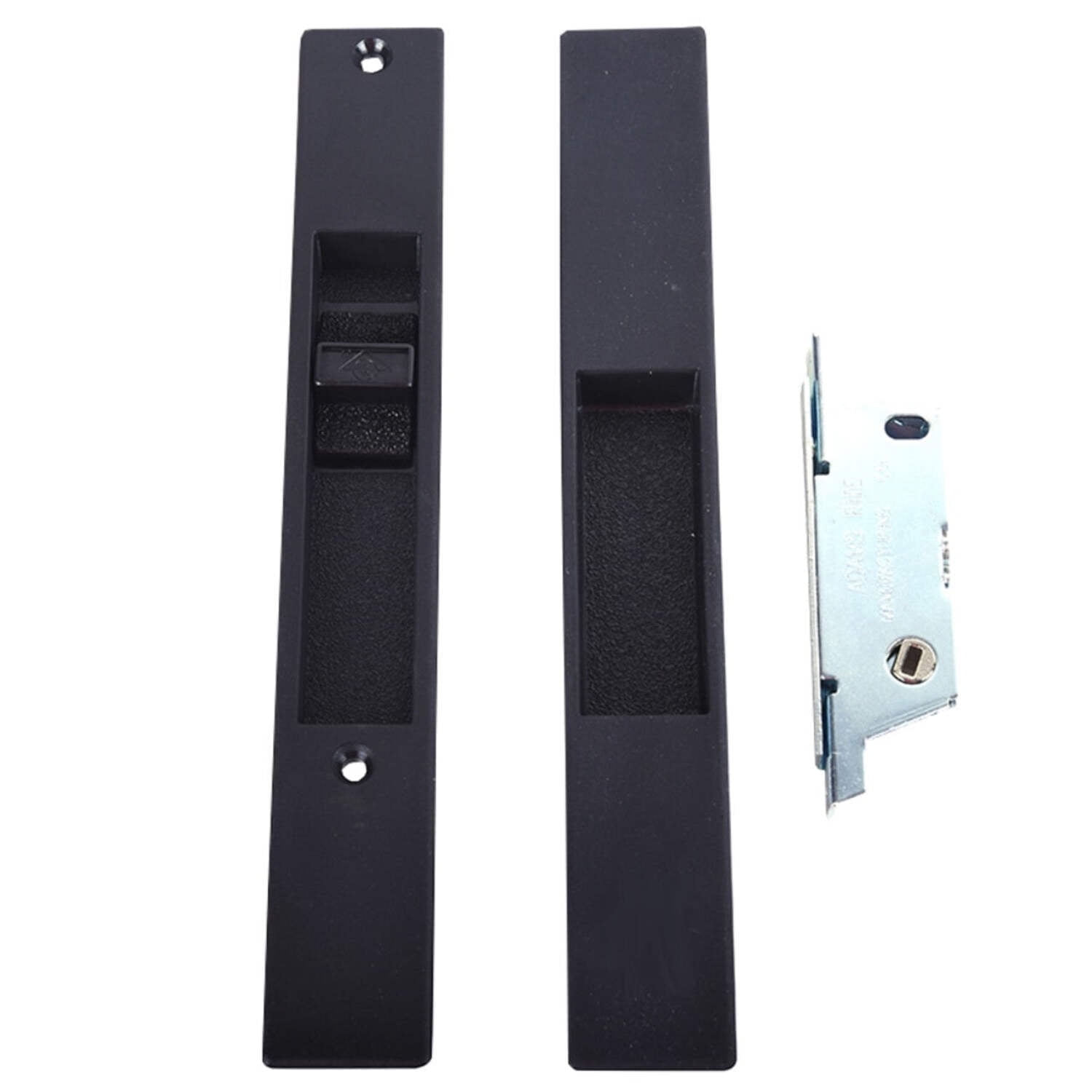 Adams Rite ABS Black Flush Mount Handle Lockset without Cylinder ...