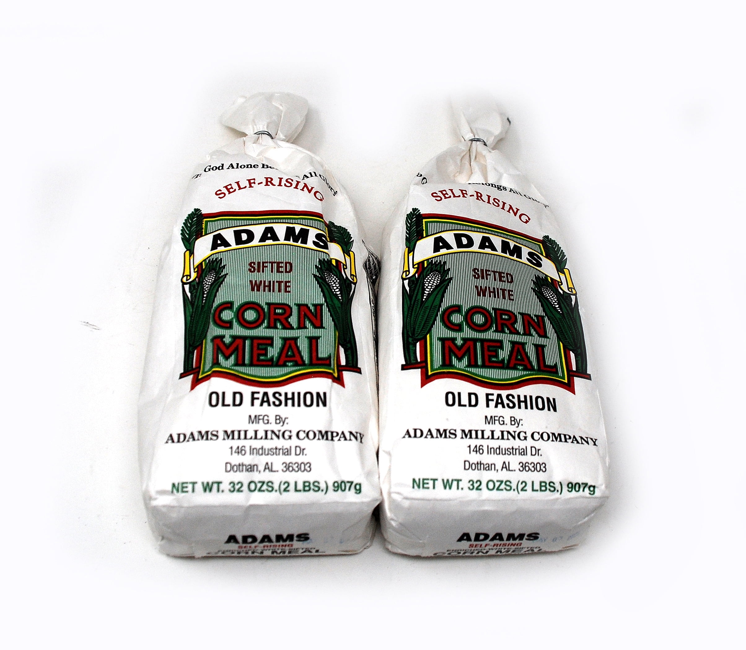 Adams Self Rising White Cornmeal, 32oz, Pack of 2 - Walmart.com