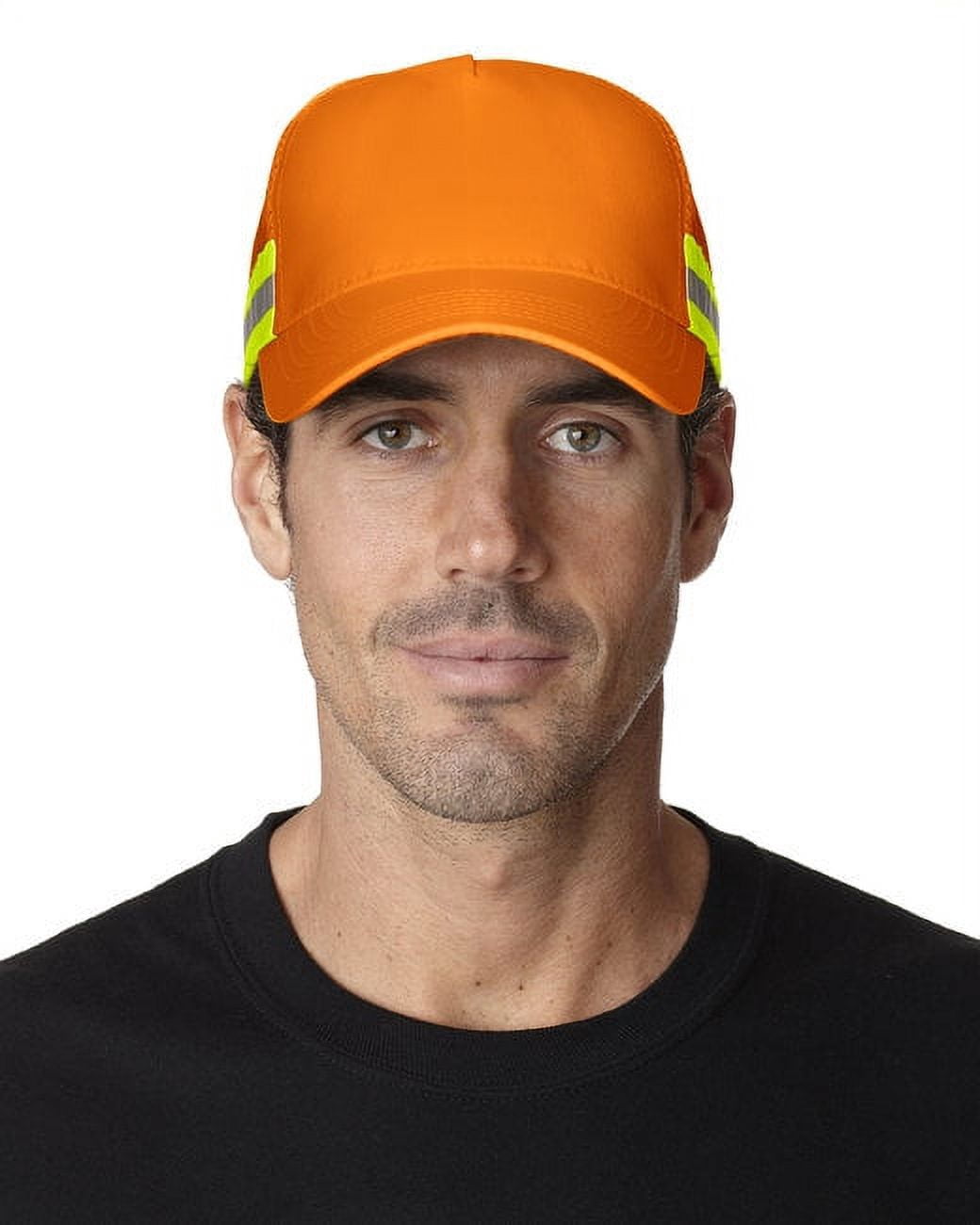 Adams TR102 Trucker Reflector High-Visibility Constructed Cap - Orange ...