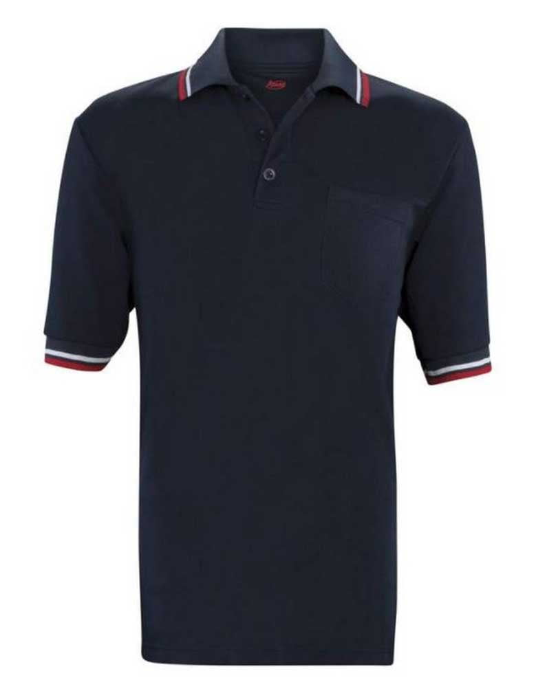 Adams Umpire Polo Shirt Baseball Softball Ump Back Vent Adult (Navy S ...