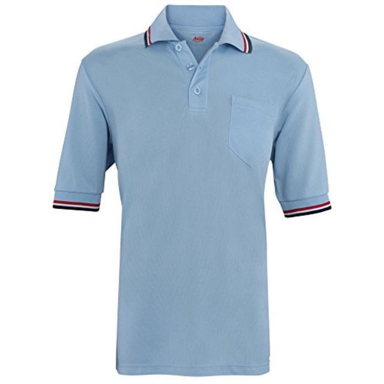 Adams Umpire Polo Shirt Baseball Softball Ump Smitty Adult (Powder Blue ...