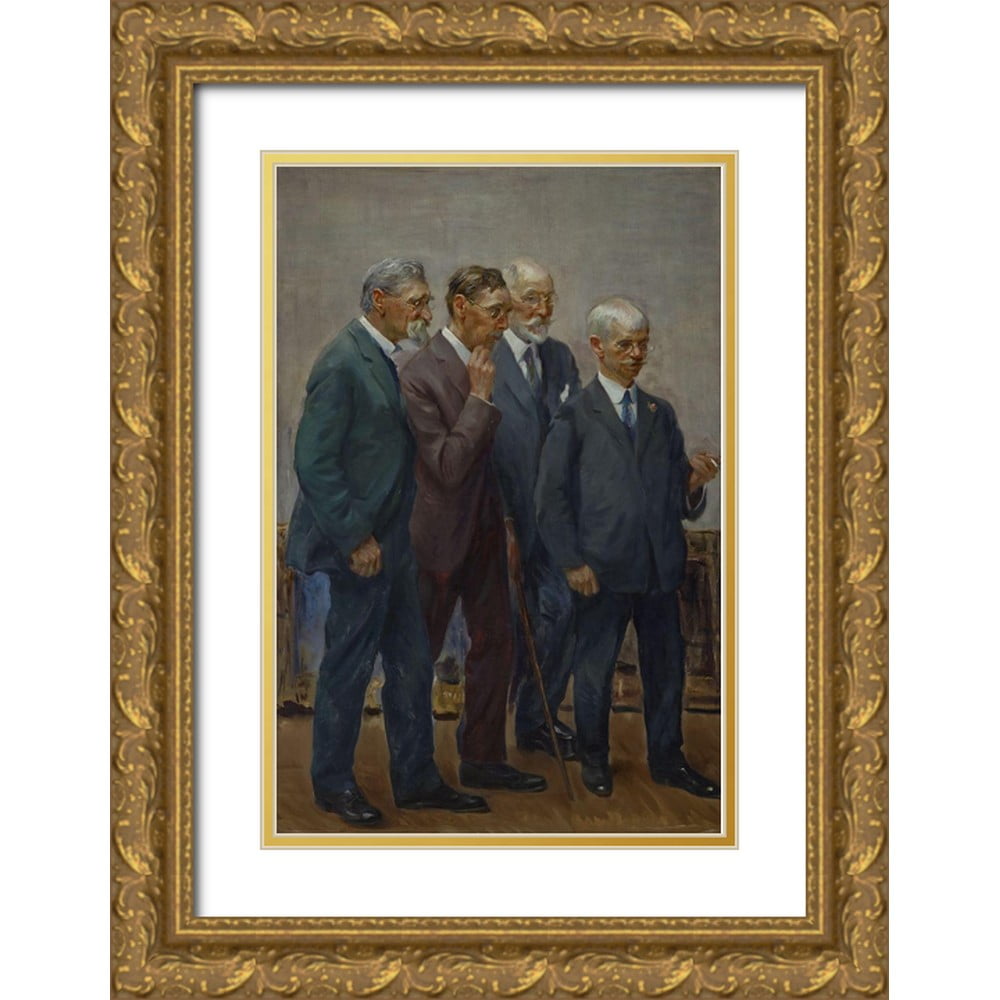 Adams, Wayman Elbridge 23x32 Gold Ornate Wood Framed with Double ...