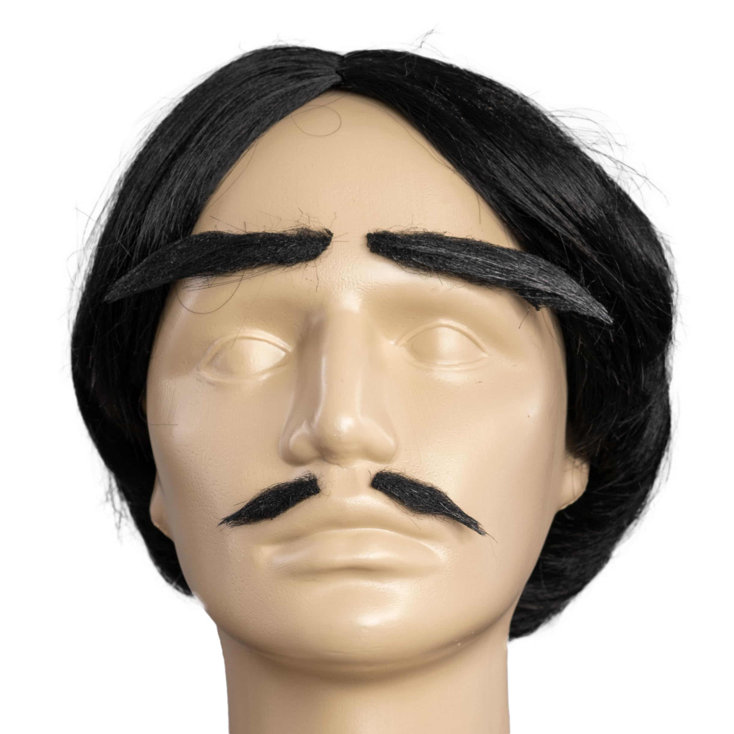 Adams the Spooky Family Gomez Wig Mustache Eyebrow Halloween Costume ...