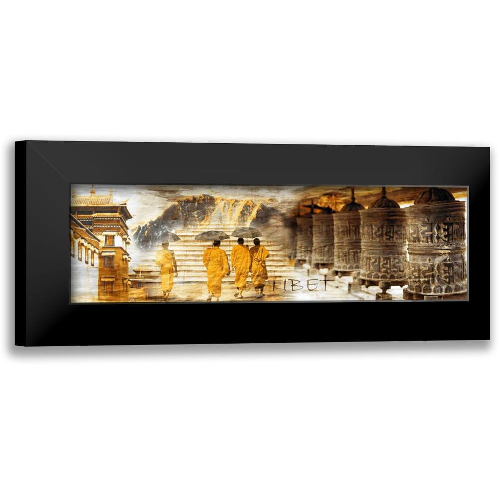 Adamsky 18x8 Black Modern Framed Museum Art Print Titled - Collage ...