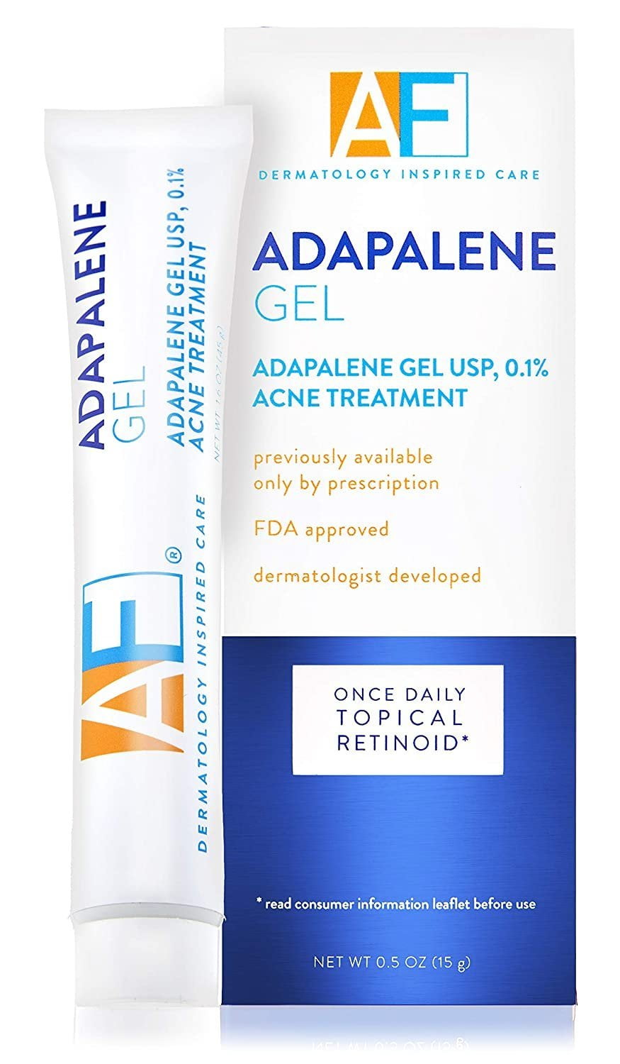 Adapalene Acne Free Gel 0.1%, Once-Daily Topical Retinoid Acne ...