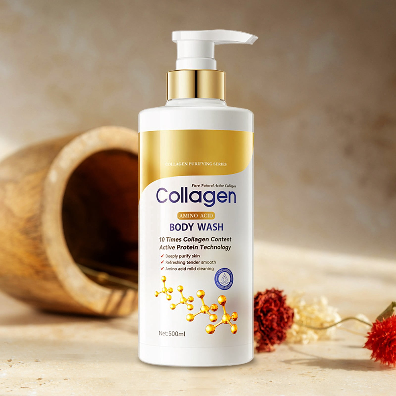 Adapan Moisturizing Body Lotion,Collagen Body Wash Gently,For Dry to ...