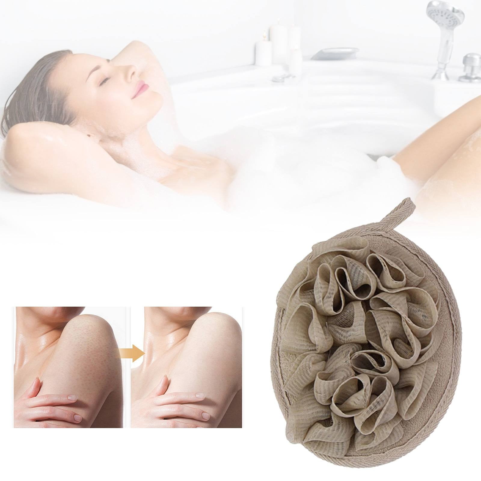 Adapan Shower Loofah, Wash Sponge 2 in 1 Bath Sponge Loofah Exfoliating ...