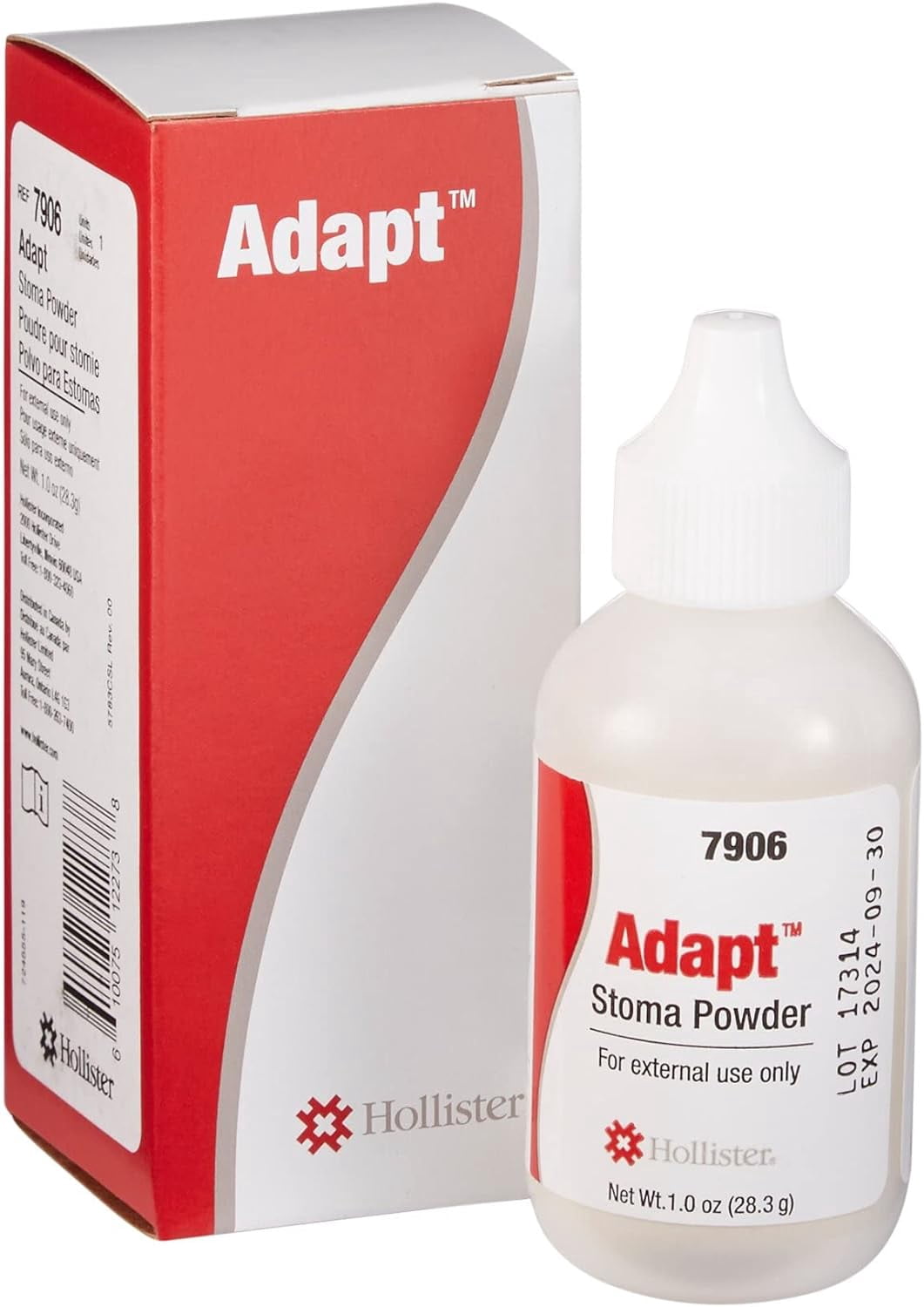 Adapt Premium Stoma Powder 1 oz. Puff Bottle 7906, 1 Ct - Walmart ...