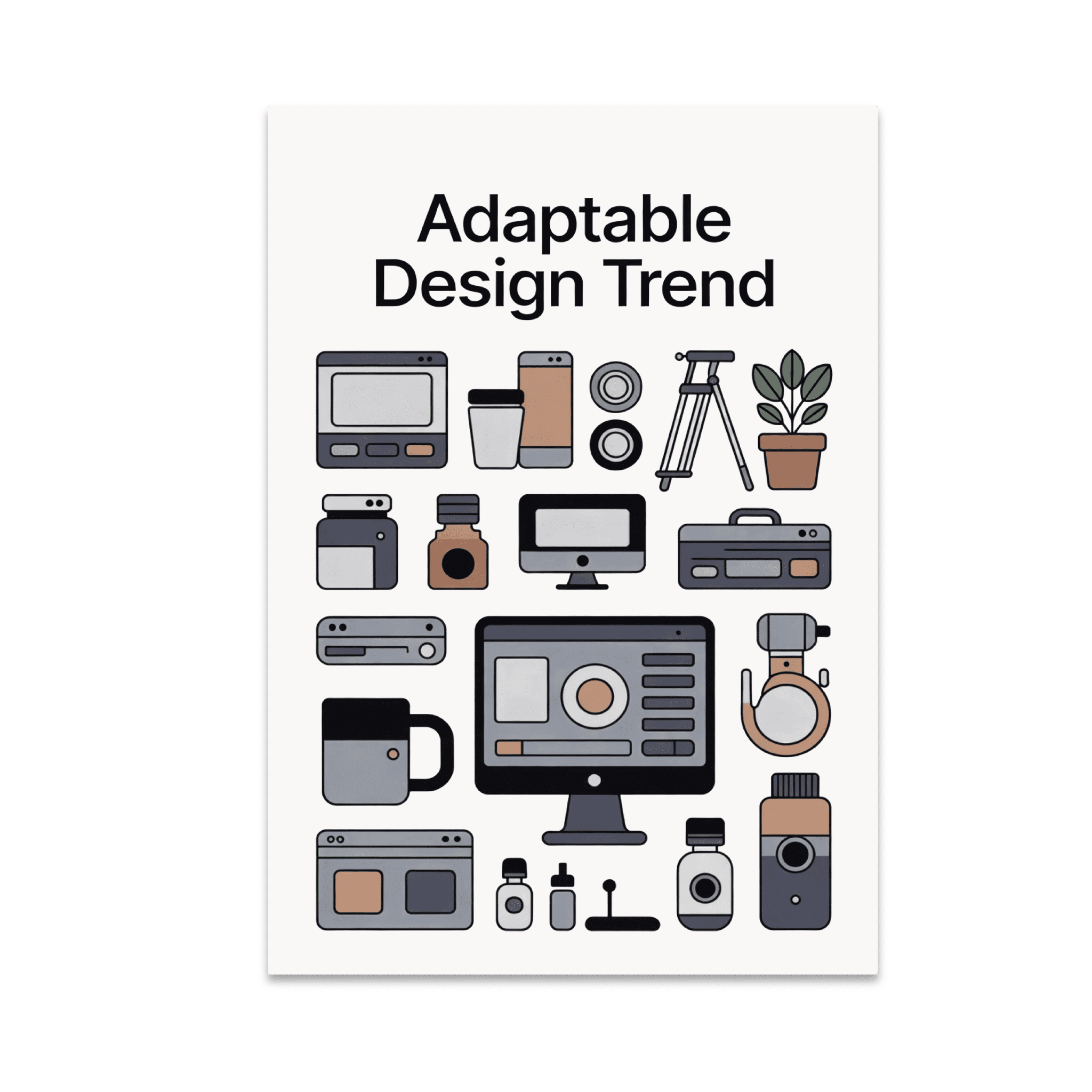 Adaptable Design Trend Wall Art - Modern Decor Enthusiast - 13x19 ...
