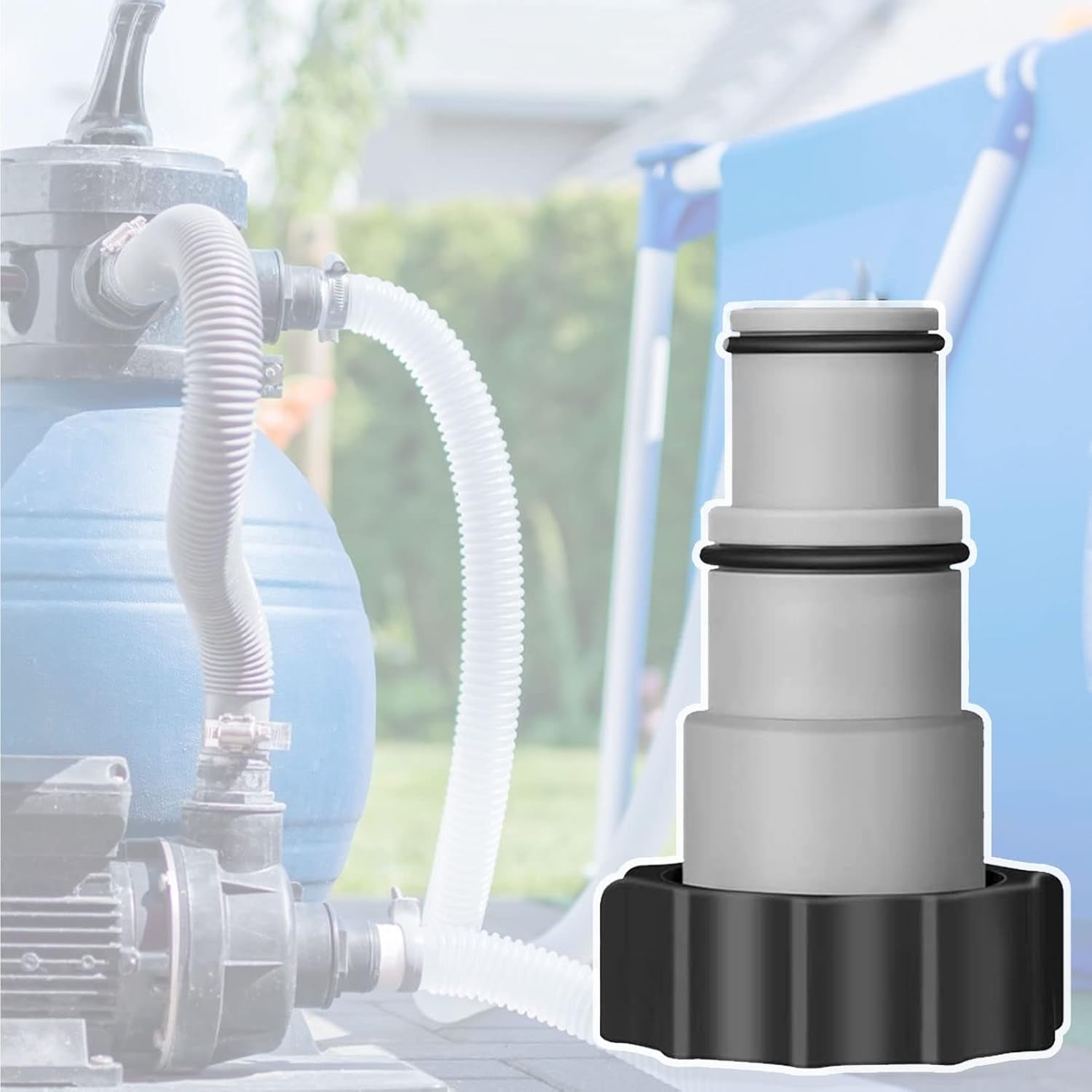 Adaptable Swimming Pool Valve Adapter, Smaller Pools Larger Pumping ...