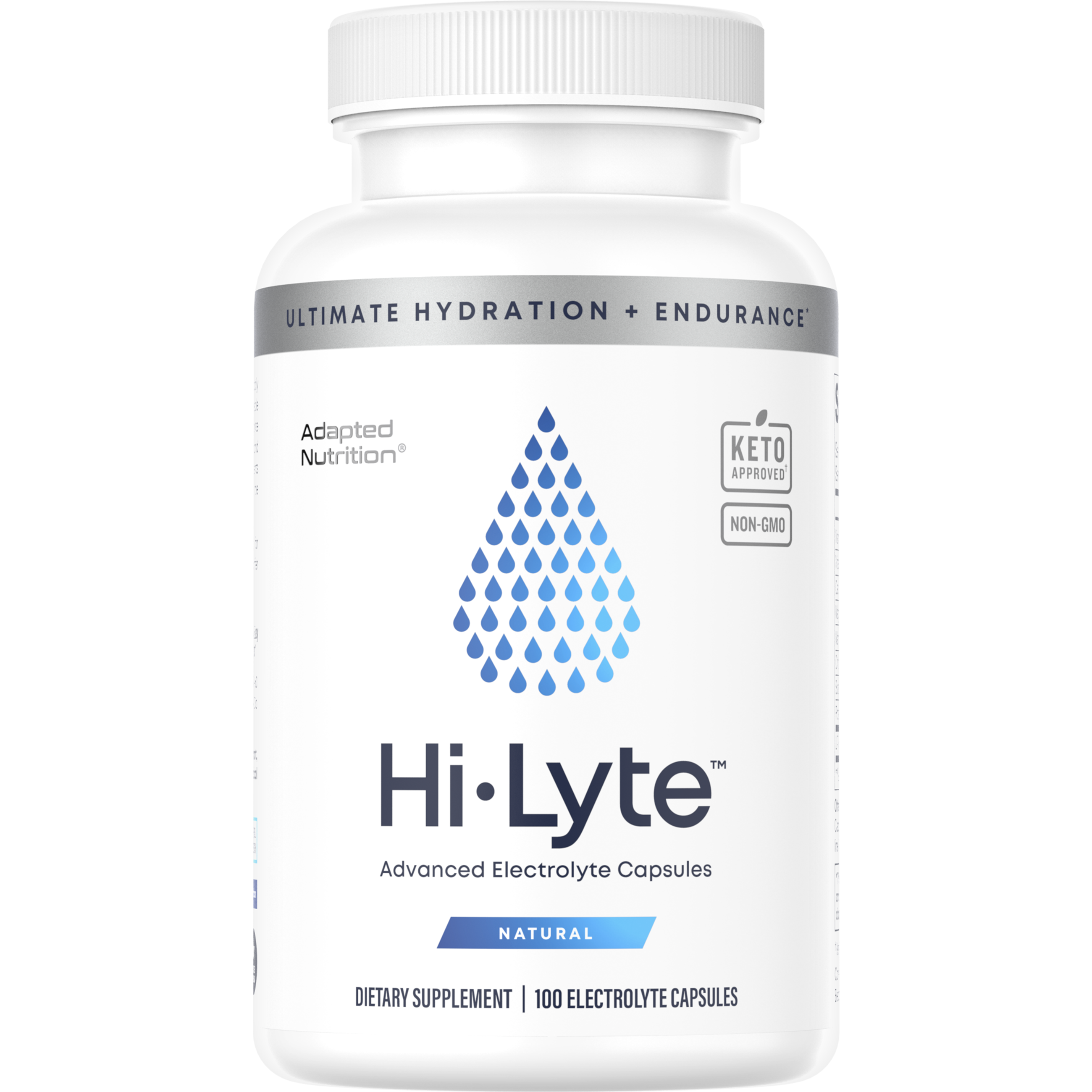 Adapted Nutrition | Hi-Lyte Capsules Raw Unflavored Minerals ...
