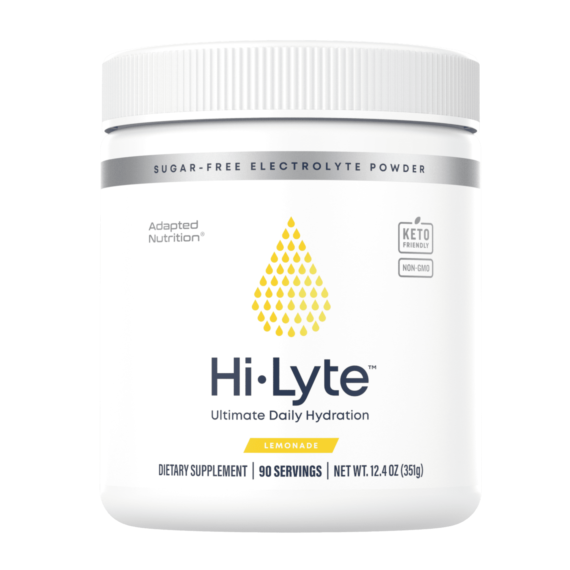 Adapted Nutrition | Hi-Lyte Electrolyte Powder Lemonade Drink Mix | 90 ...