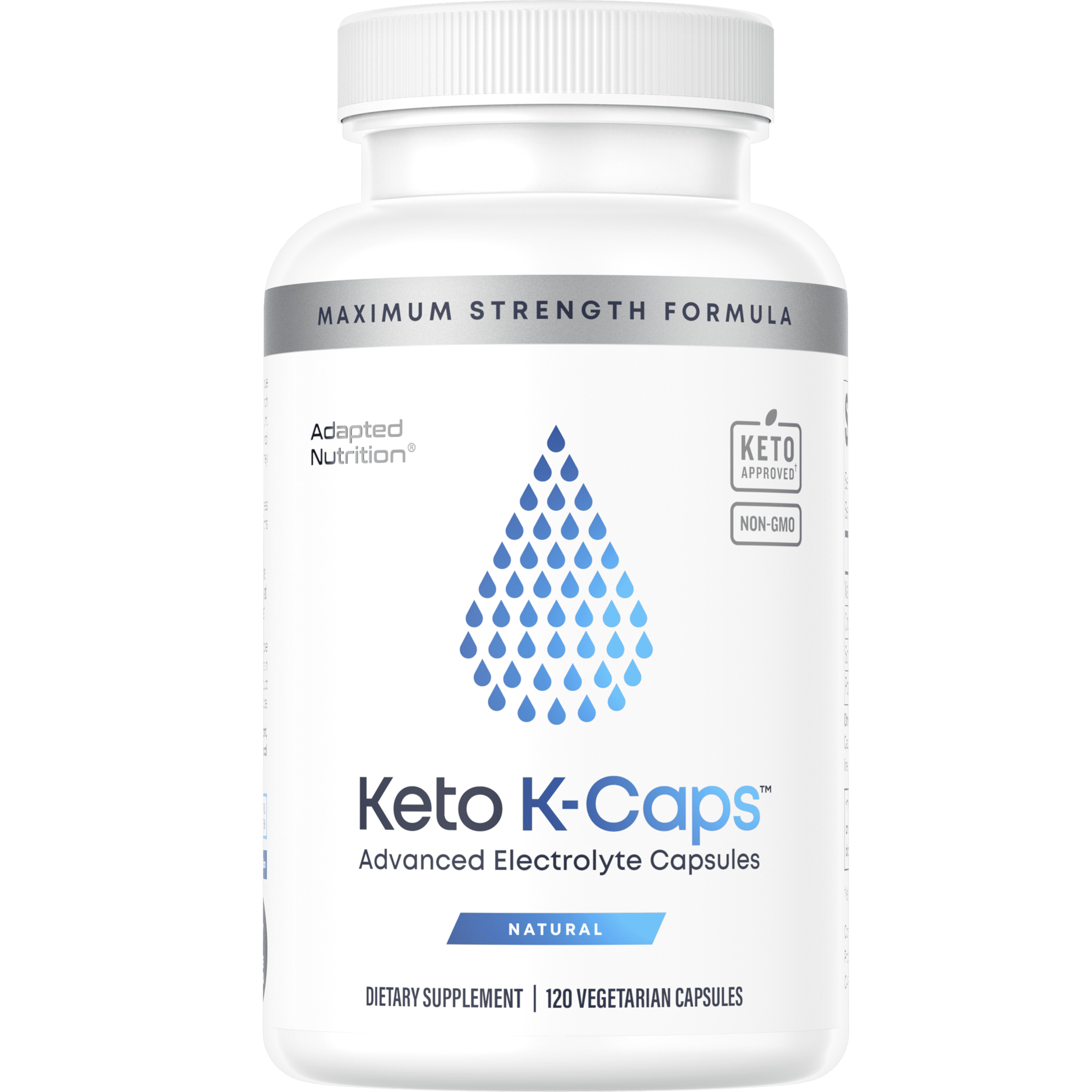 Adapted Nutrition | Keto K-Caps Unflavored Electrolyte Capsules | 40 ...