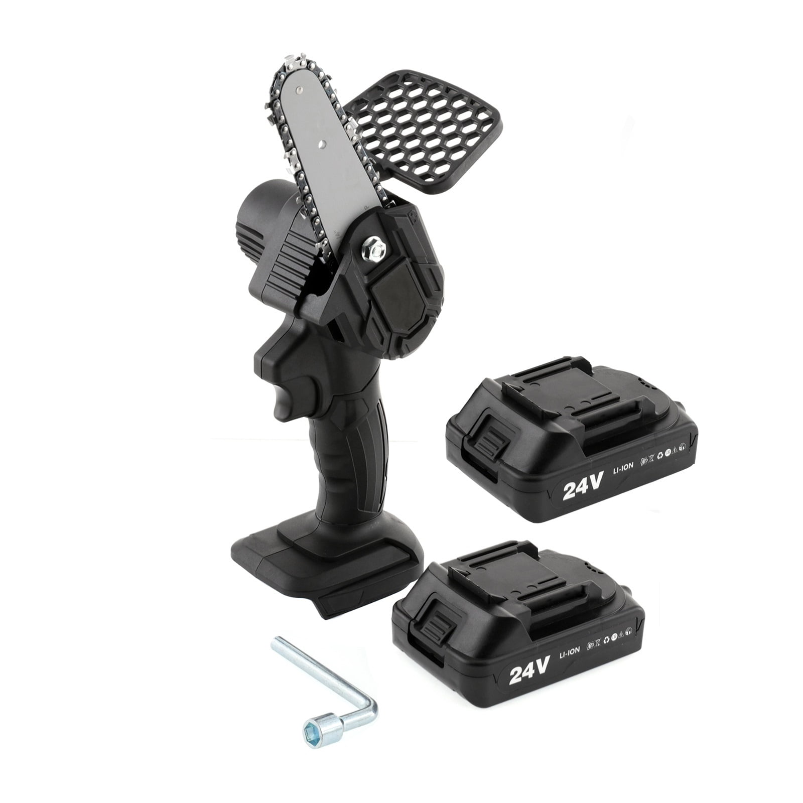 Adapted for Battery 24V Cordless Electric Chain Saw with Lithium ...