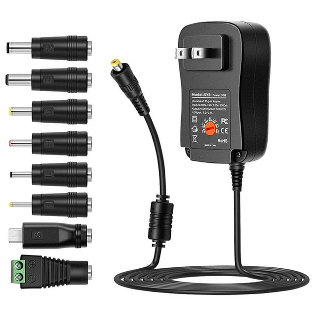 Adapter,3v To 12v Adapter With 5v Adapter Tips 12v Adjustable Output To ...