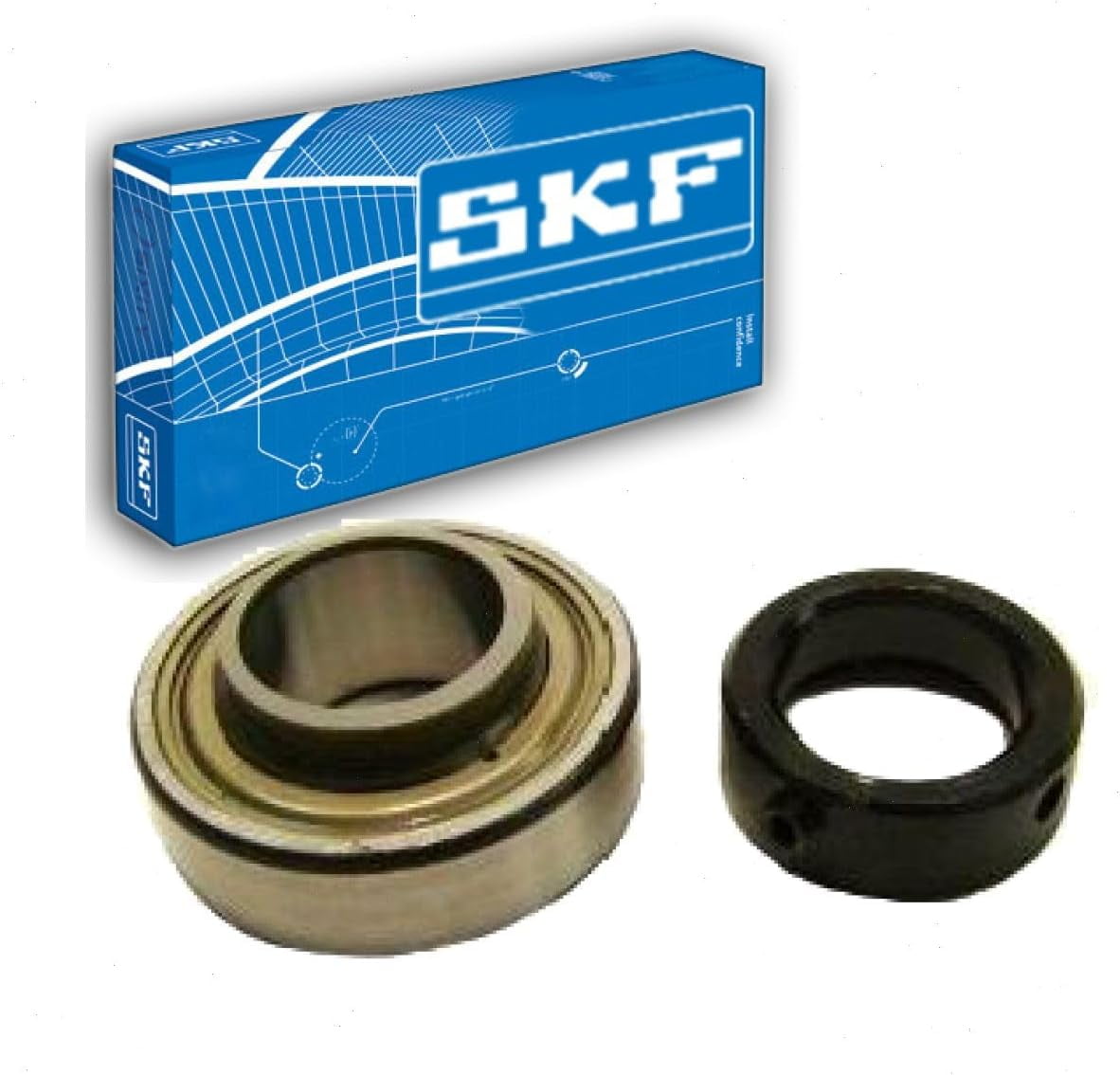 Adapter Bearing Rubber Seals Locking Collar Nylon Retainer Industrial ...