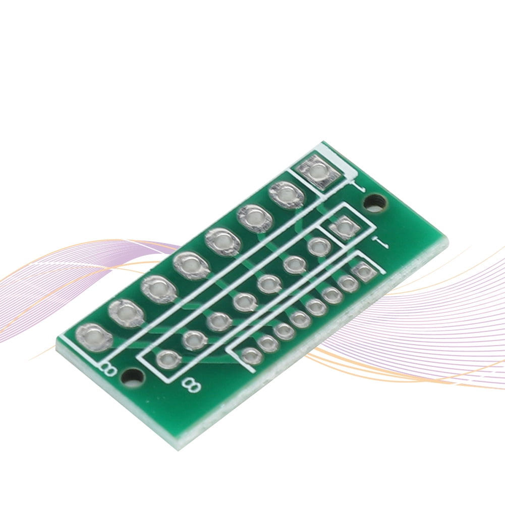 Adapter Board,10pcs 1.27MM 2.0MM 2.54MM 8 Pin 3 Row 24 Holes Adapter Board for Modules - Walmart.com