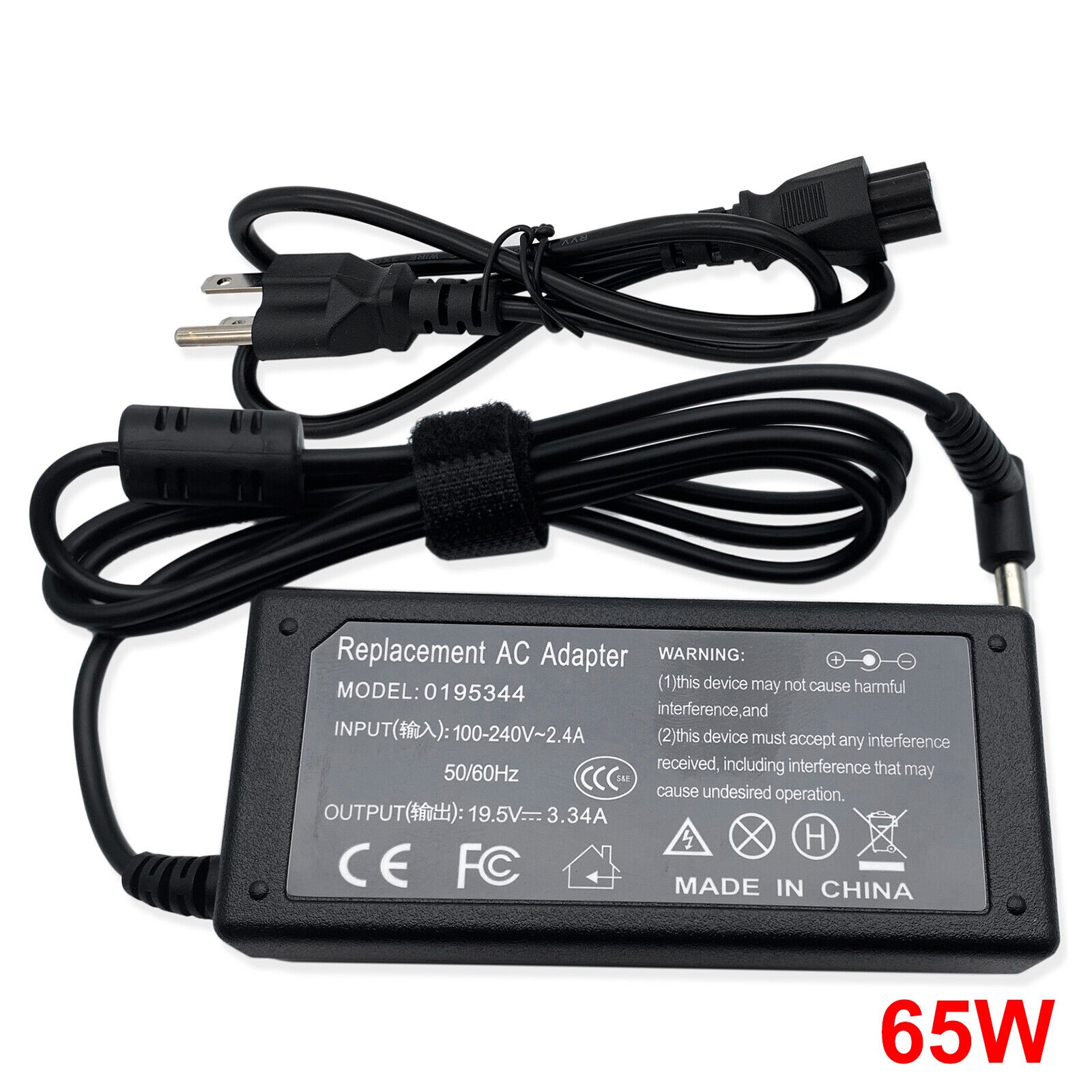 Adapter Charger 65W w/ Cord For Dell Optiplex 3060 Micro 5060 7060 ...