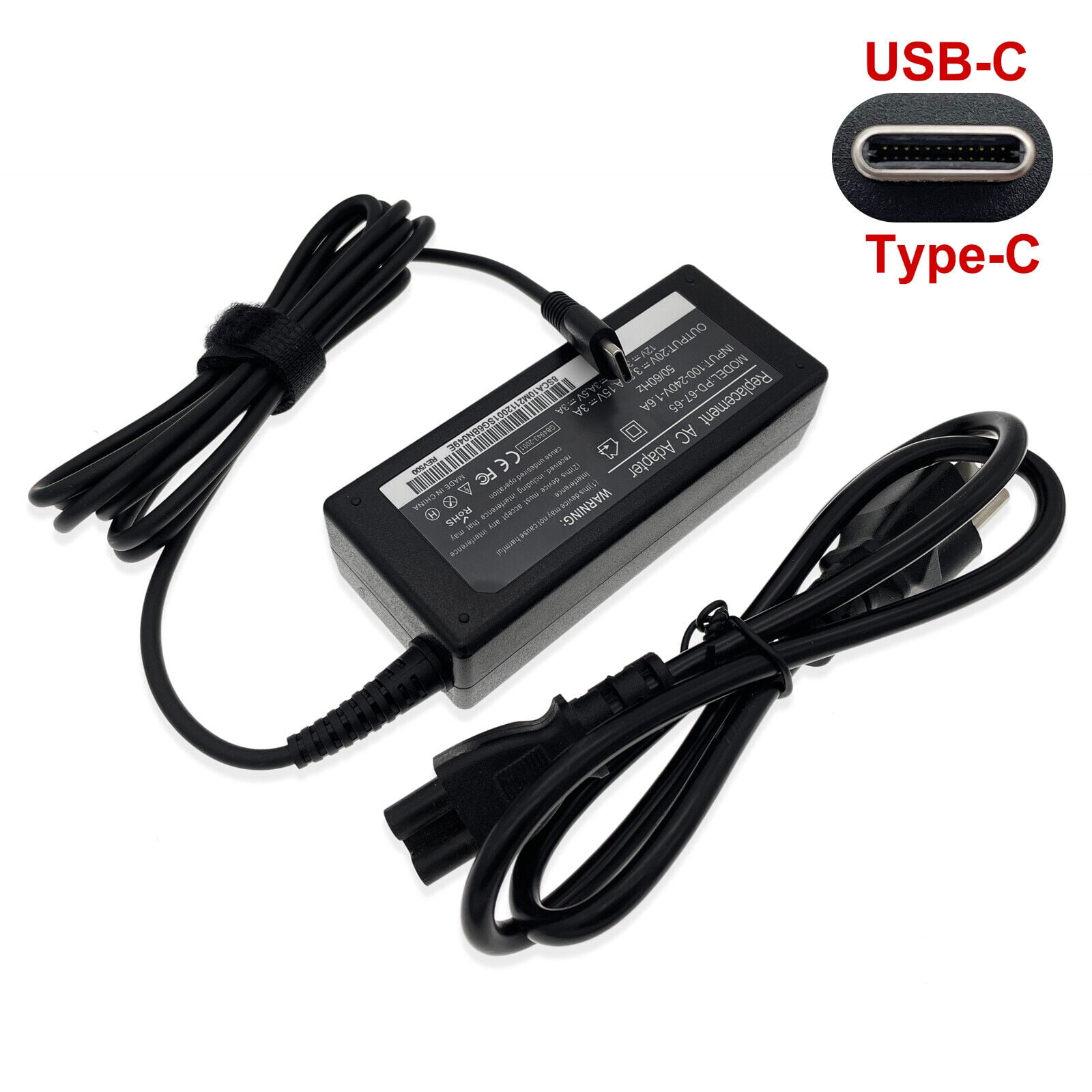 Adapter Charger For Lenovo ThinkPad T480 T480s T490 T490s T495s T580 ...